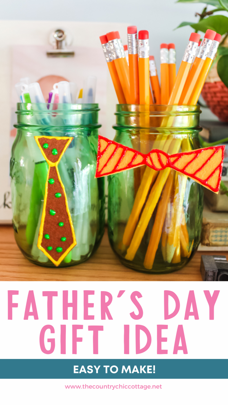 Simple Father's Day DIY Mason Jar Idea - Angie Holden The Country Chic ...