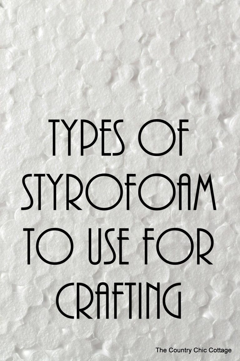 Types of Styrofoam to Use for Crafting - Angie Holden The Country Chic ...