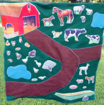 DIY Farm Play Mat (Handmade Gift Idea) - Angie Holden The Country Chic ...