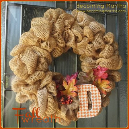 Fall Crafts With Burlap - Angie Holden The Country Chic Cottage