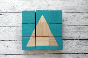 Wood Blocks Puzzle Handmade Gift Idea - Angie Holden The Country Chic ...