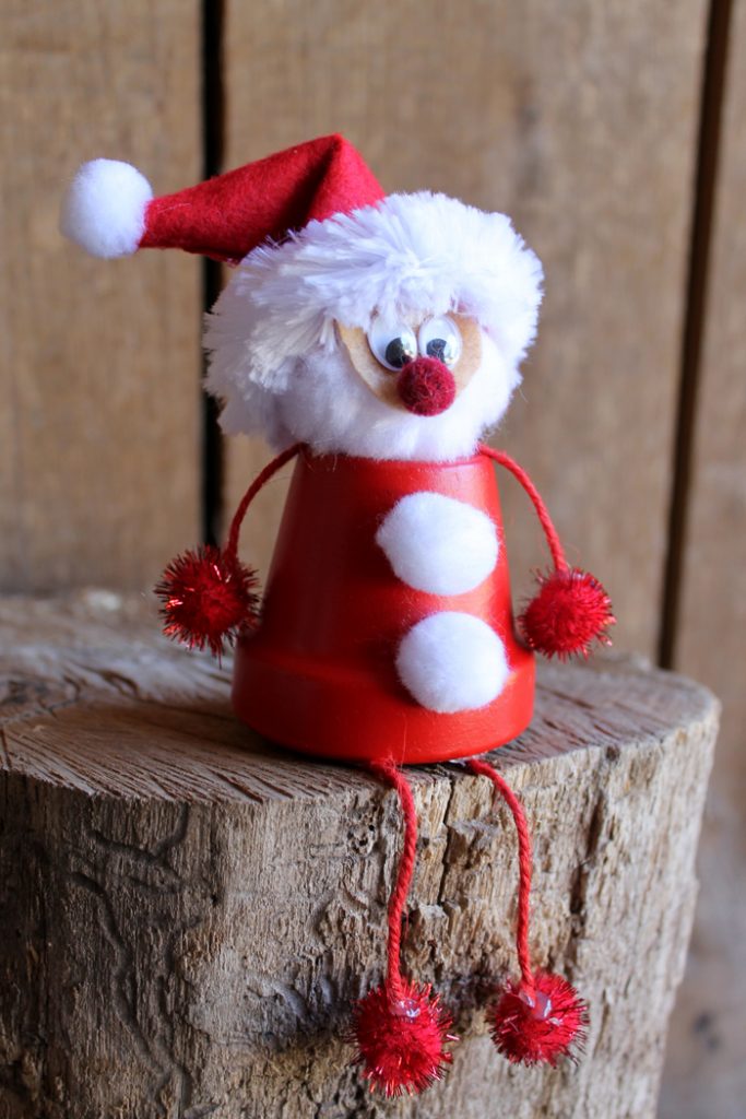 Terracotta Santa Craft You Can Make in Minutes - Angie Holden The ...