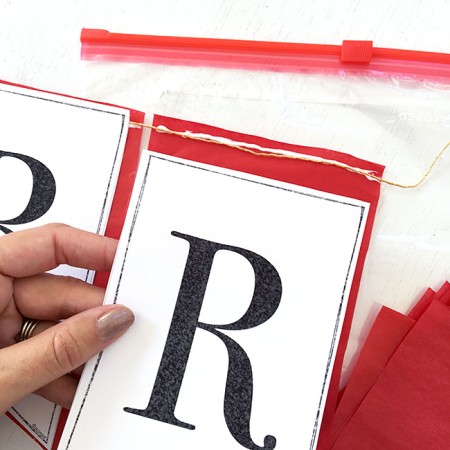 DIY Christmas Banner with Free Printable - Angie Holden The Country ...