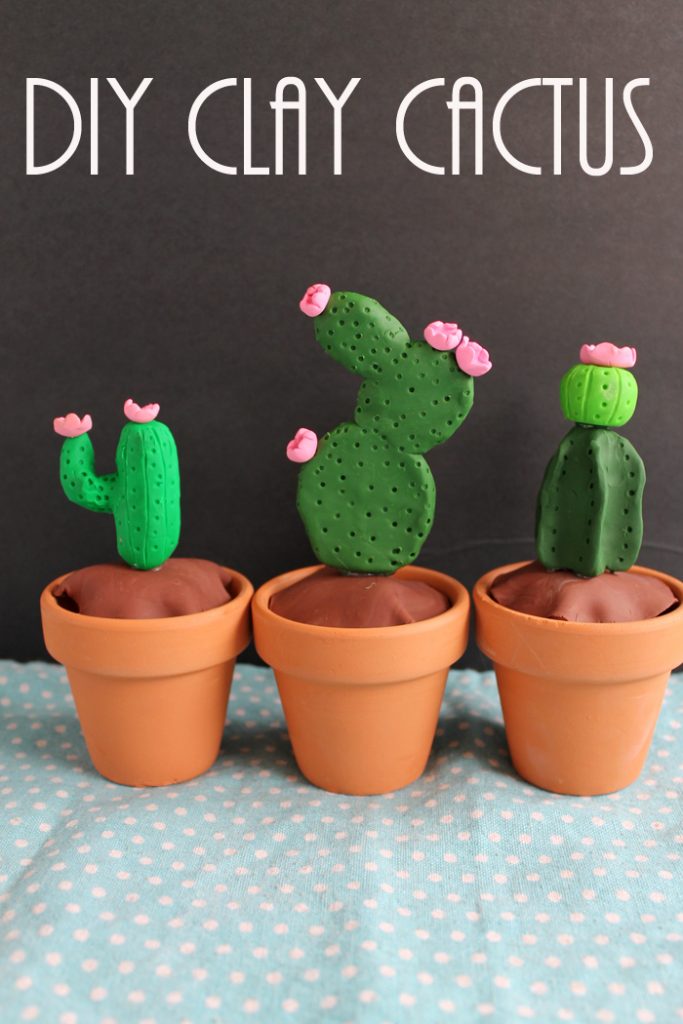DIY Clay Cactus that ANYONE can make! - Angie Holden The Country Chic ...