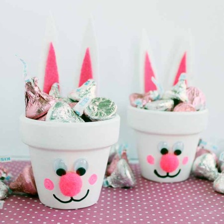 Flower Pot Bunny: Easy Easter Craft - Angie Holden The Country Chic Cottage