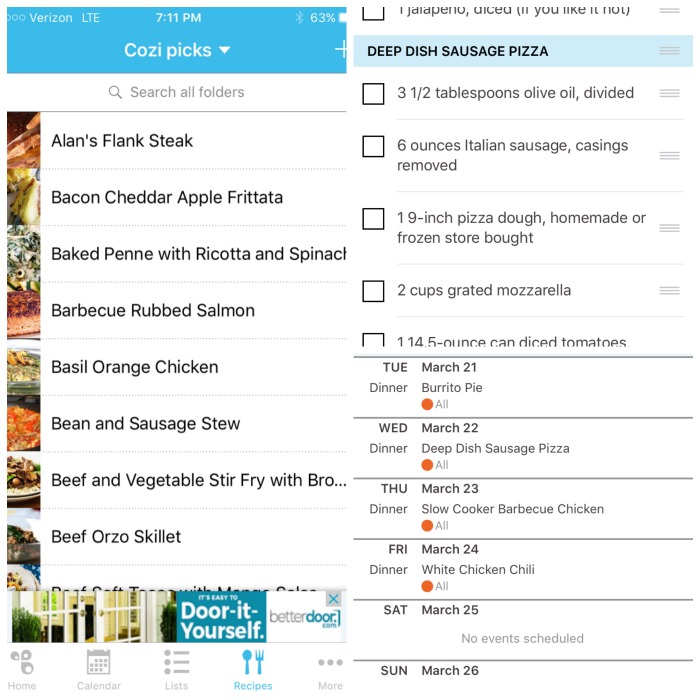 Meal Planning App A Free Way To Plan Your Menu The Country Chic 