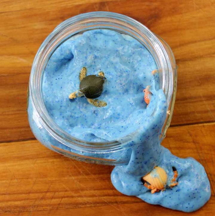 Ocean Slime for Kids - Angie Holden The Country Chic Cottage