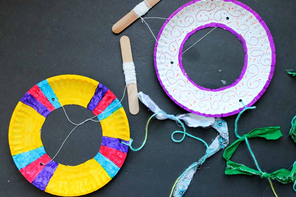 How To Make A Paper Plate Kite For Kids The Country Chic Cottage How To Make A Paper Plate Kite For Kids The Country Chic Cottage