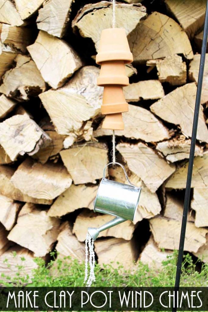 DIY Clay Wind Chimes - Angie Holden The Country Chic Cottage