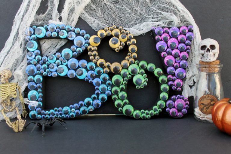 Easy DIY Halloween Boo Sign Decor - Angie Holden The Country Chic Cottage