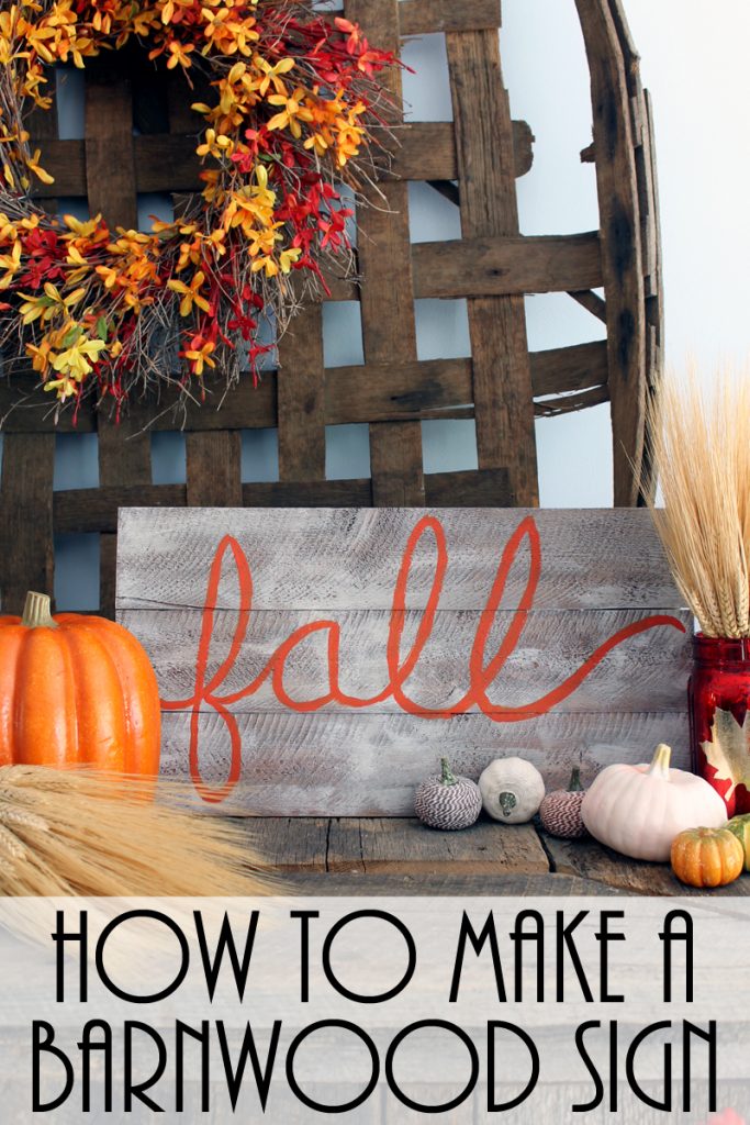 How To Paint A DIY Barnwood Sign - Angie Holden The Country Chic Cottage