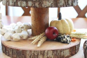 Three Tier Stand for Fall Decor - Angie Holden The Country Chic Cottage