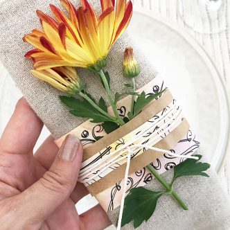 DIY Pretty Flower Paper Place Setting Ideas - Angie Holden The Country ...