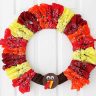 Turkey Wreath: An Easy DIY for Thanksgiving - Angie Holden The Country ...