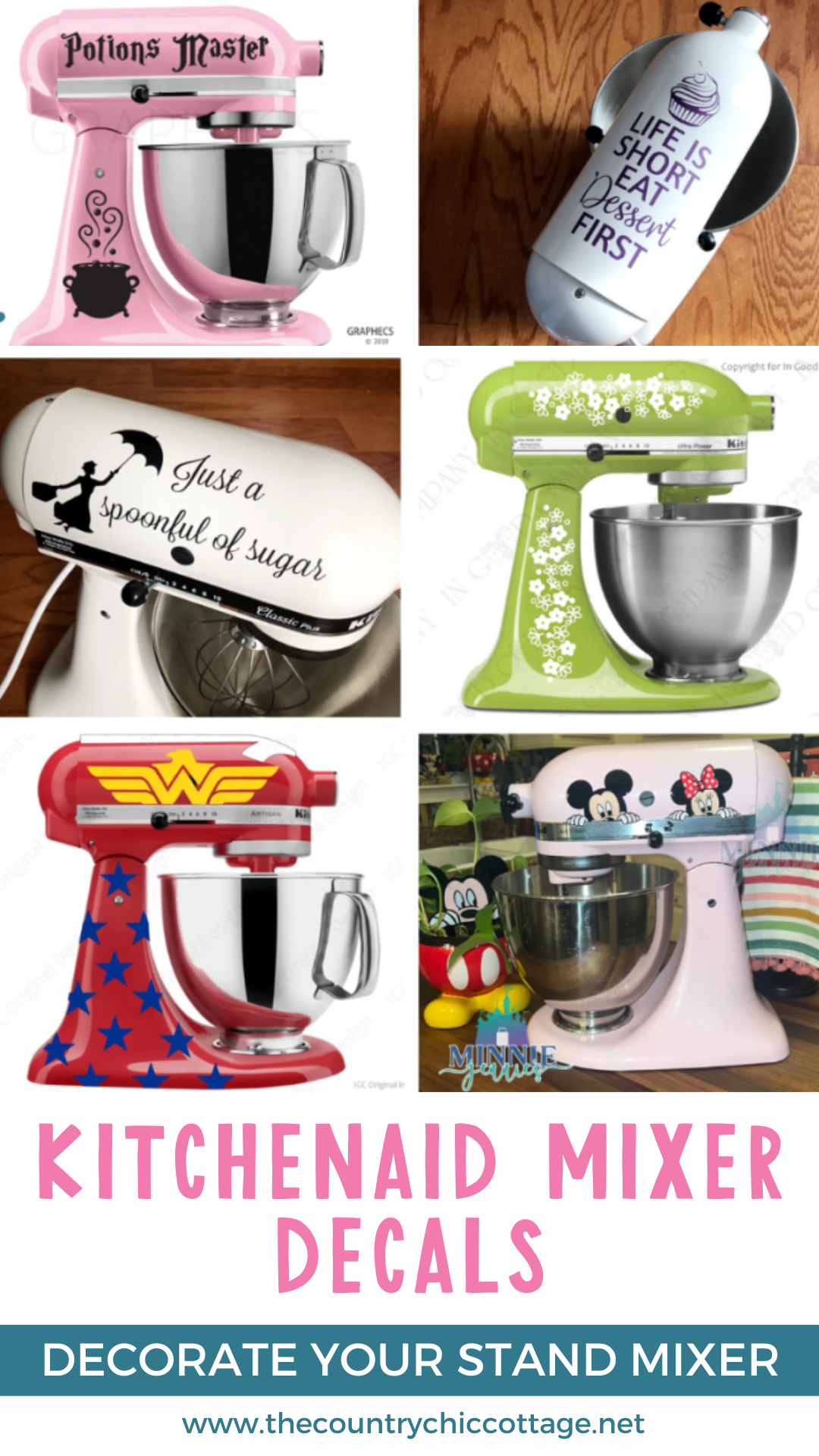 KitchenAid Mixer Decals: Decorate Your Stand Mixer - Angie Holden The ...