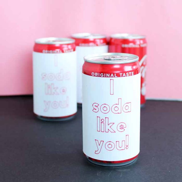 Soda Valentine: Funny Pun Valentine Made With Cricut - Angie Holden The ...