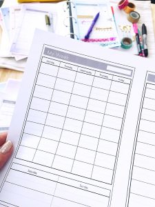 Make Your Own Mini Planner - Angie Holden The Country Chic Cottage