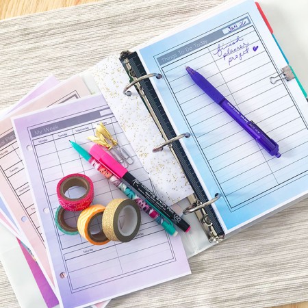 Make Your Own Mini Planner - Angie Holden The Country Chic Cottage