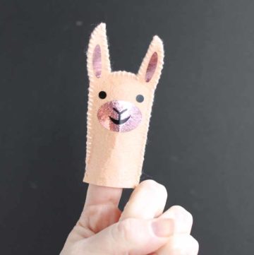 Smiling Llama Felt Finger Puppet Tutorial - Angie Holden The Country ...