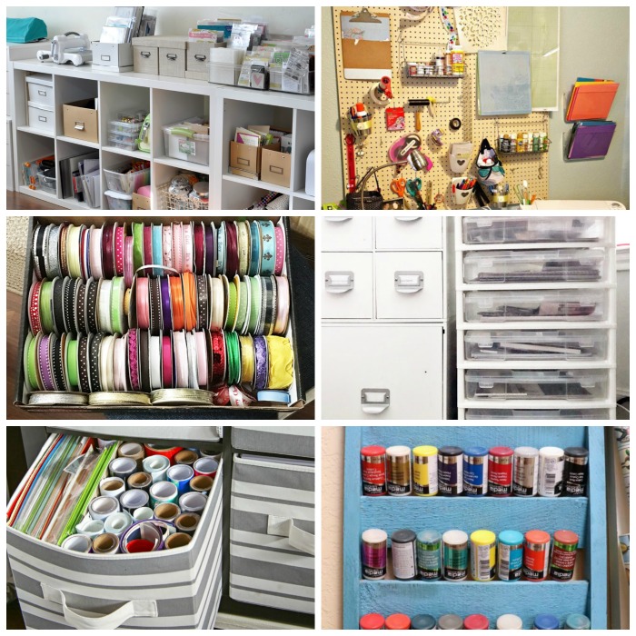 Craft Organizer: Hacks For Organizing Craft Supplies - Angie Holden The ...