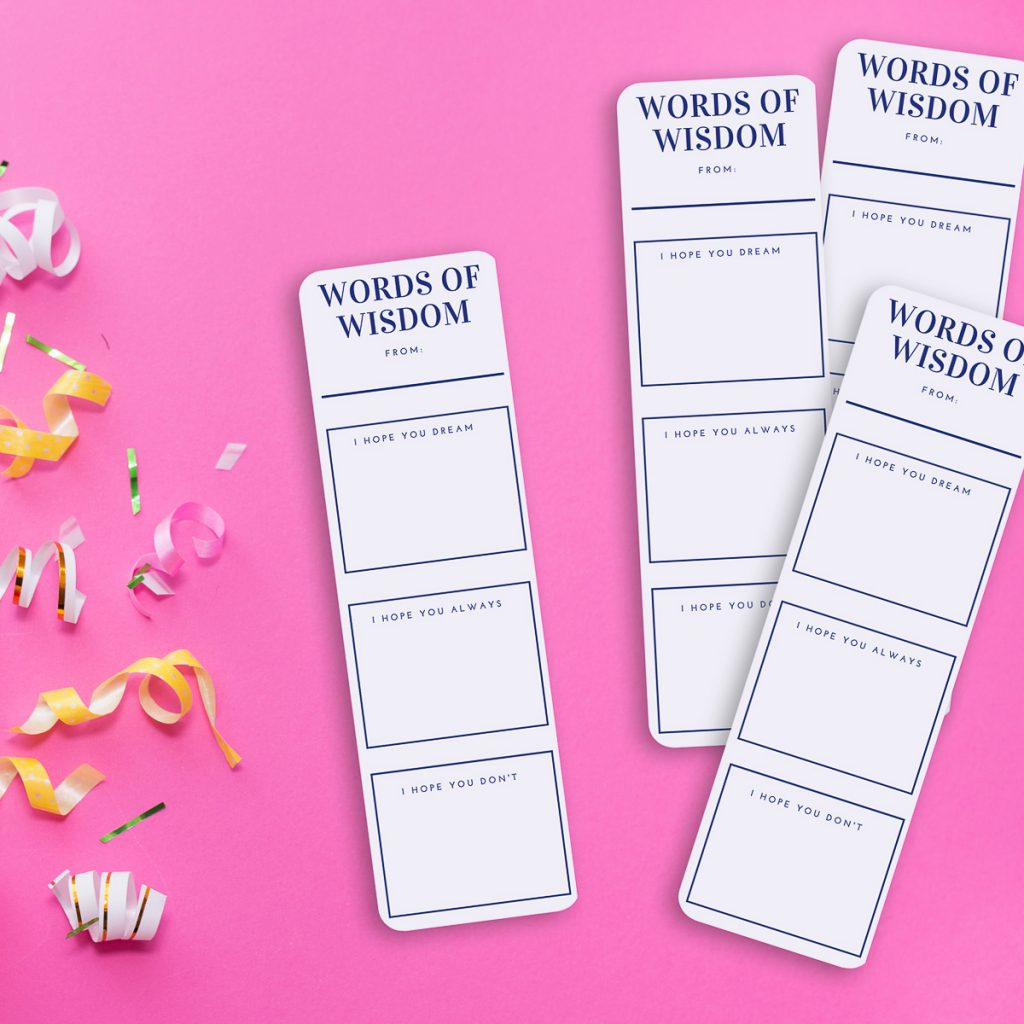 Graduation Advice Cards Free Printable - Angie Holden The Country Chic ...