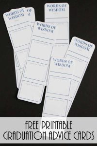 Graduation Advice Cards and Cricut Print then Cut - The Country Chic ...