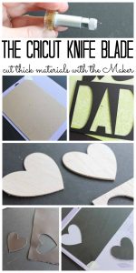 Cricut Knife Blade and Cutting Thick Materials with the Cricut Maker ...