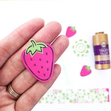 How To Make DIY Strawberry Party Decorations With Cricut - Angie Holden ...