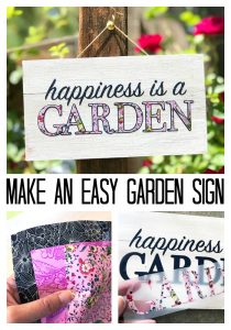 Make an Easy Mini Garden Sign - Angie Holden The Country Chic Cottage