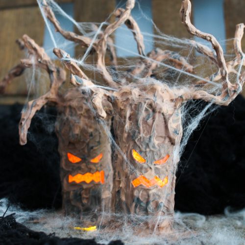 DIY Halloween Beware Sign With Bat Cutouts - Angie Holden The Country ...