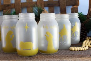 DIY Nativity Scene Made With Christmas Jars - Angie Holden The Country ...