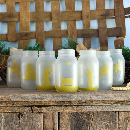 DIY Nativity Scene Made With Christmas Jars - Angie Holden The Country ...