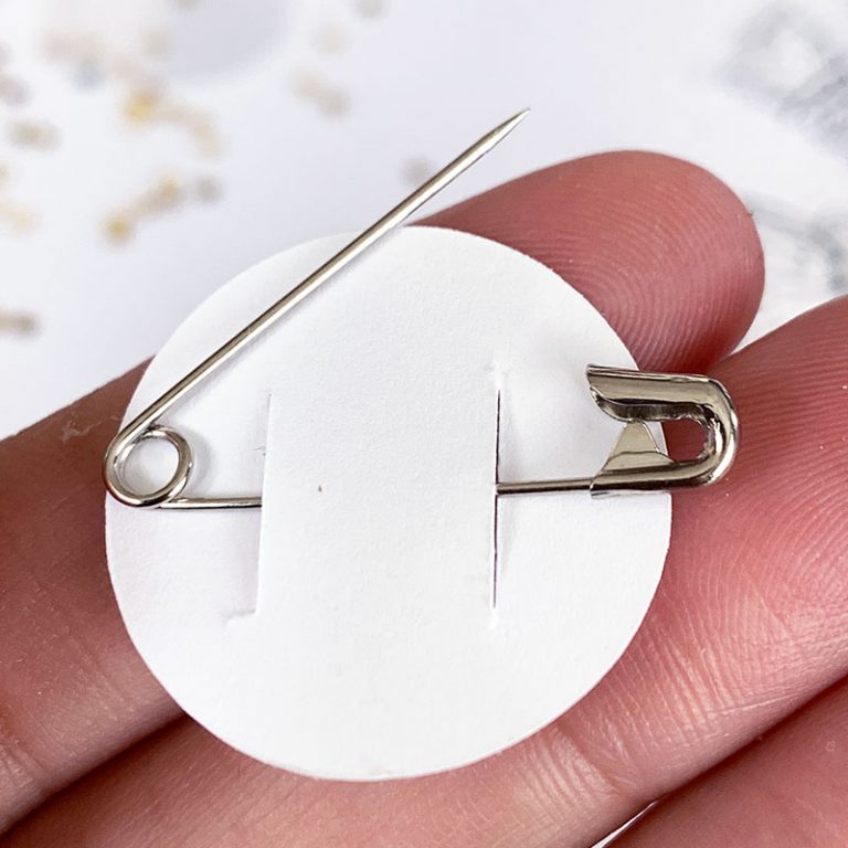 DIY Mini Glitter Shaker Pins - Angie Holden The Country Chic Cottage