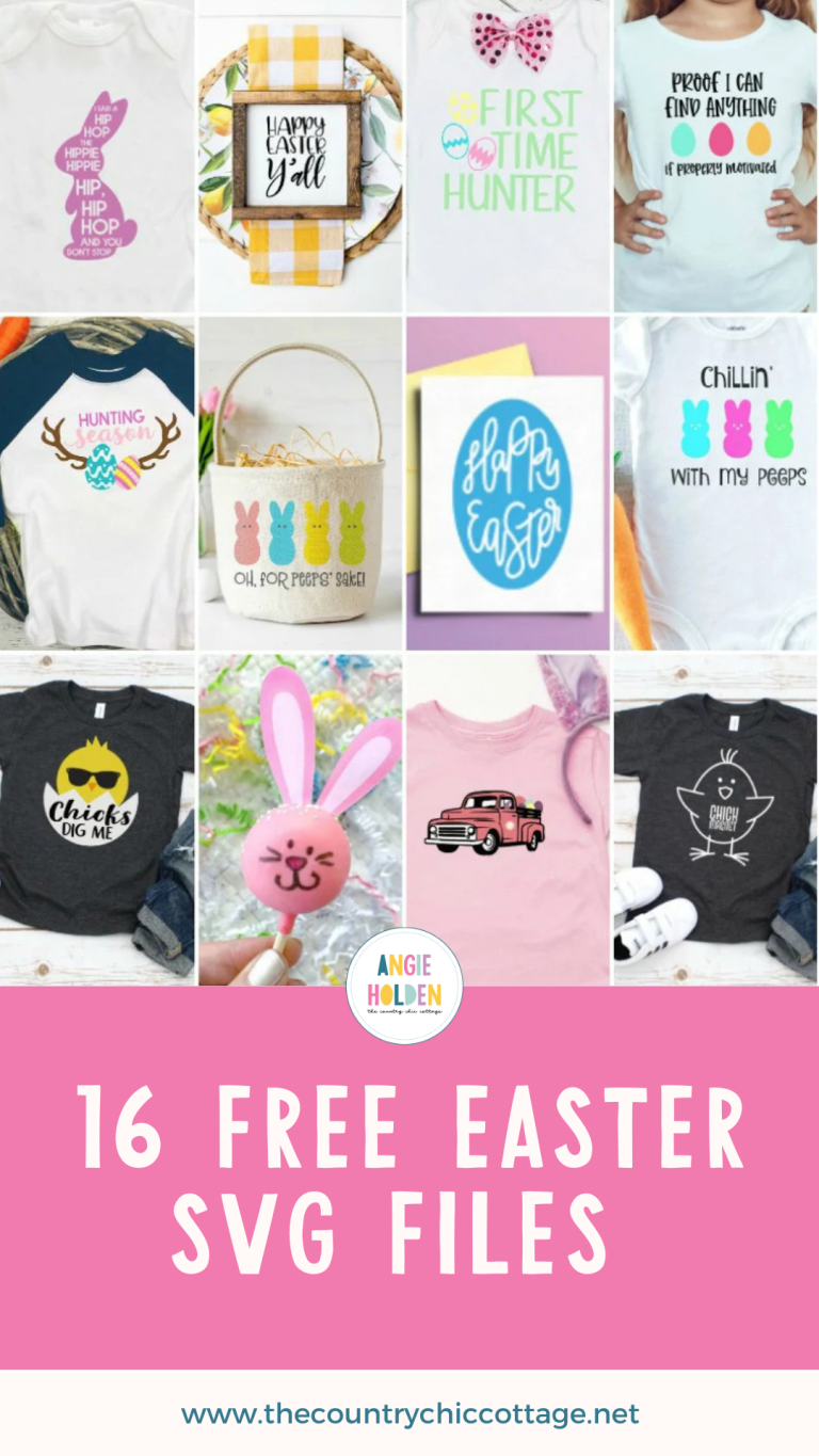 First Easter SVG (+15 Free Easter SVG Files) - Angie Holden The Country ...