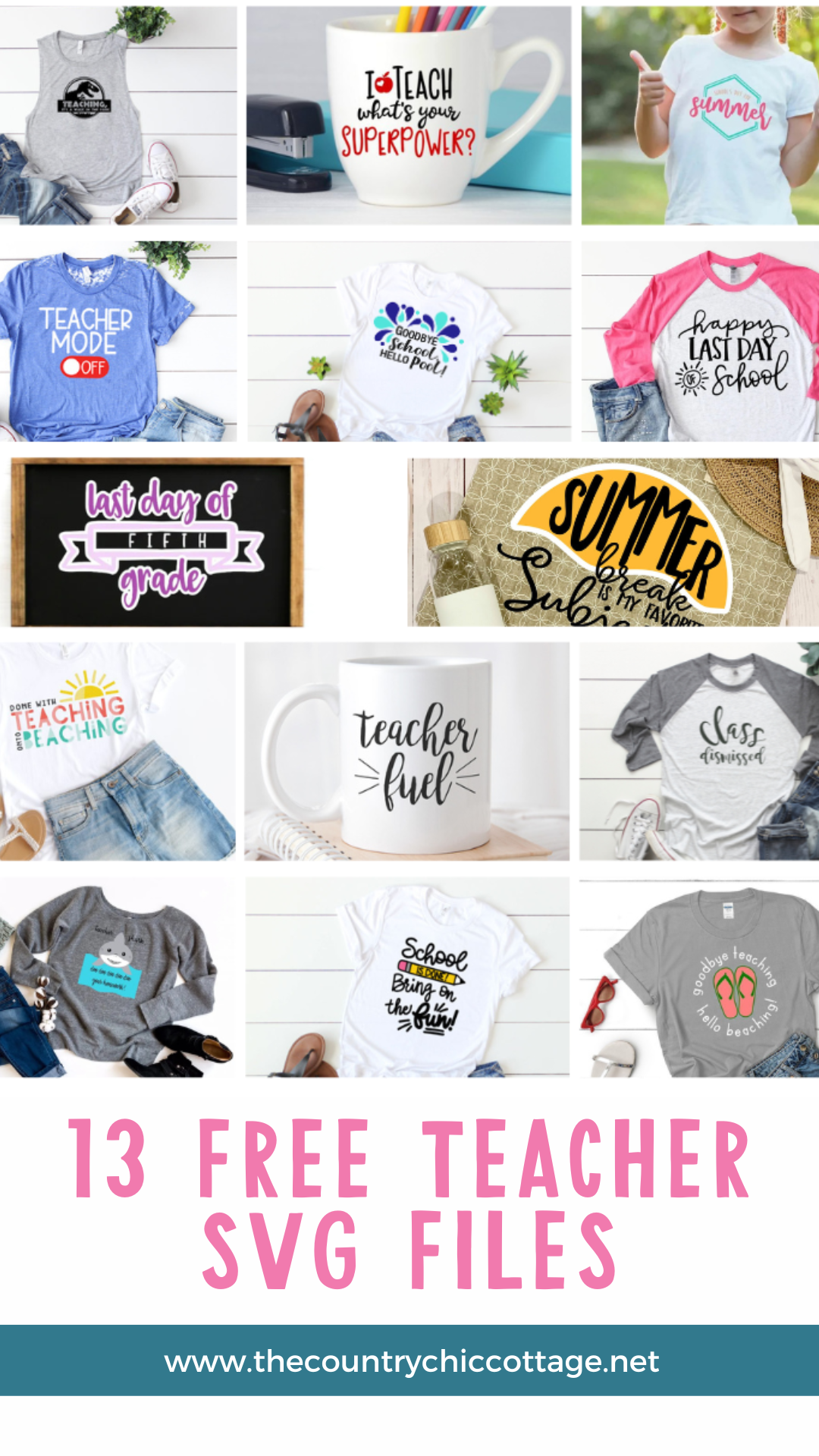 Free Teacher Cup SVG Plus 13 More Free School SVG Files - Angie Holden ...