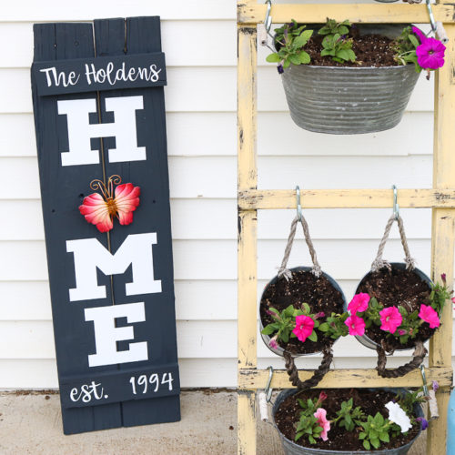 Easy To Make DIY Home Wreath Sign | The Country Chic Cottage