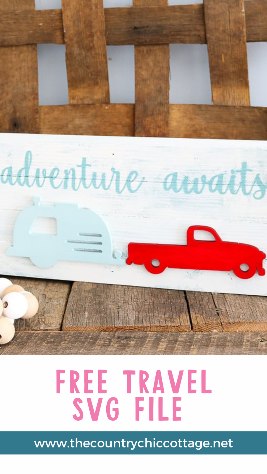 Free Travel SVG File (+ Adventure Awaits SVG Sign) - Angie Holden The ...