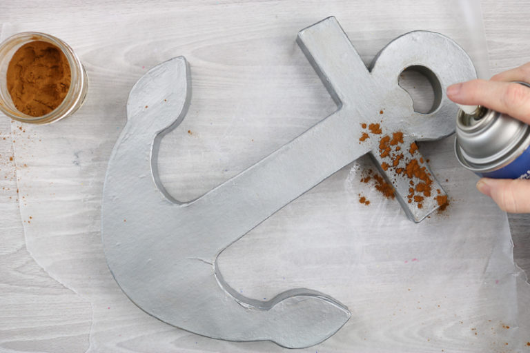 Easy Faux Rust Paint with Cinnamon - Angie Holden The Country Chic Cottage