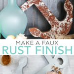 Easy Faux Rust Paint from Your Cabinets - The Country Chic Cottage