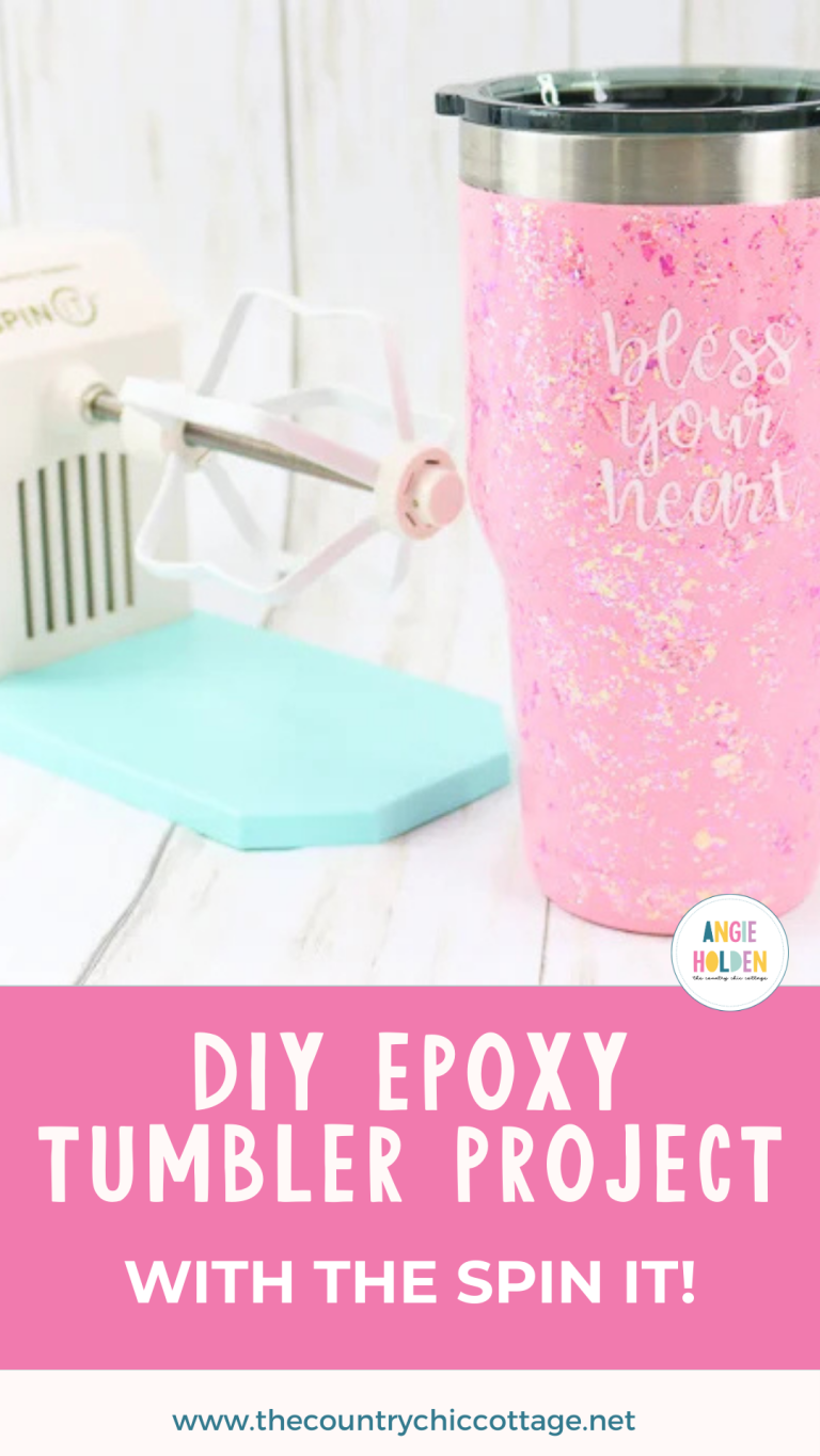 DIY Epoxy Tumbler Project - Angie Holden The Country Chic Cottage