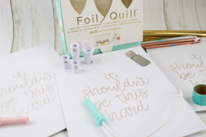 How to Use the Foil Quill on a Cricut Machine - Angie Holden The ...