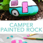 Camper Painted Rocks Craft - The Country Chic Cottage
