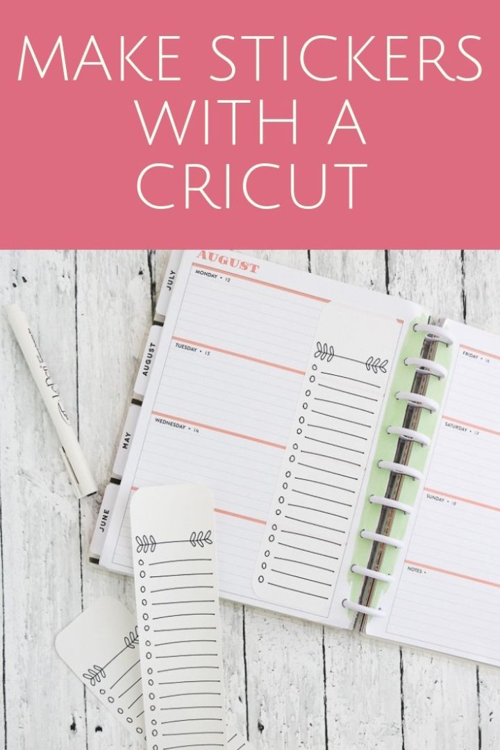 How to Make Stickers with a Cricut - Angie Holden The Country Chic Cottage