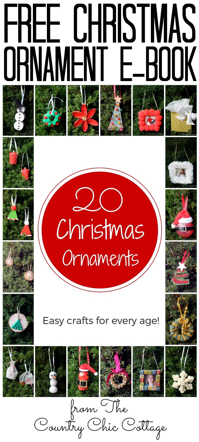 20 DIY Christmas Ornaments Free Download - Angie Holden The Country ...