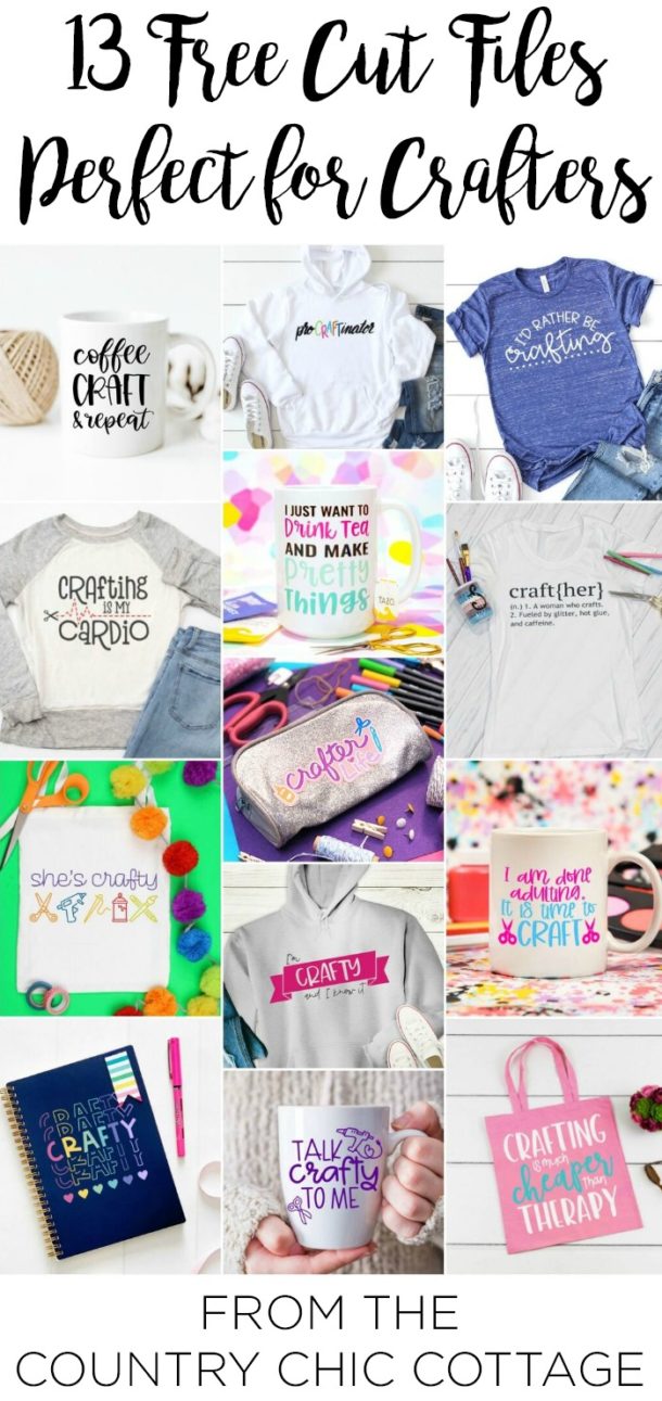 Crafter SVG Files Perfect for Any Crafter! | The Country Chic Cottage