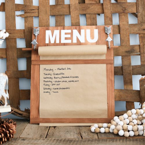 DIY Menu Board For A Farmhouse Style Kitchen - Angie Holden The Country ...
