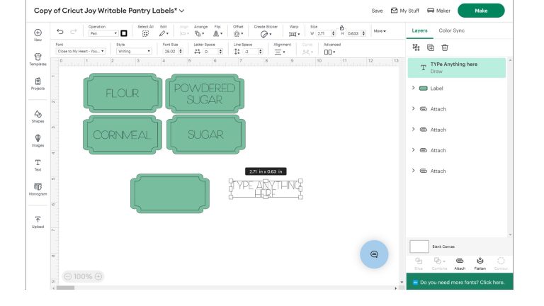 How to Make Writable Labels with the Cricut Joy - Angie Holden The ...