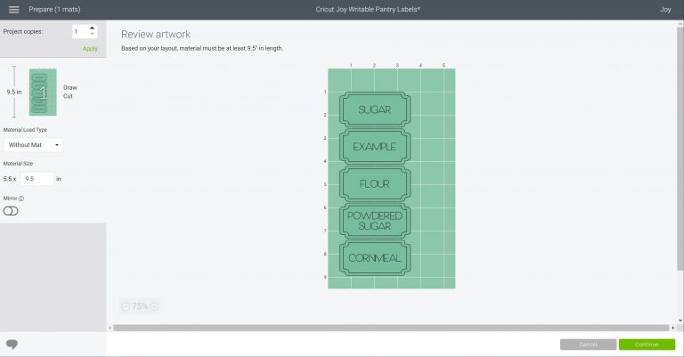 How to Make Writable Labels with the Cricut Joy - Angie Holden The ...