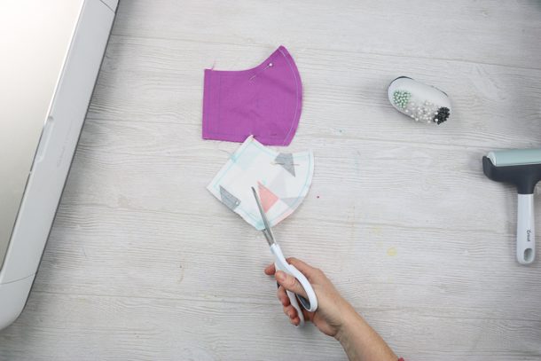 How to Sew Cricut Face Masks and Add Iron-on - Angie Holden The Country ...