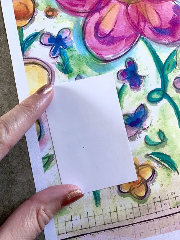 Make Mini Art with Coloring Pages - Angie Holden The Country Chic Cottage